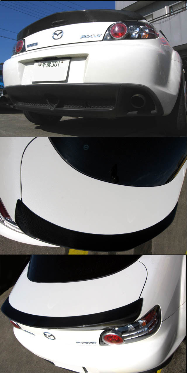 RX-8 TRUNK SPOILER CARBON – REAMEMIYA