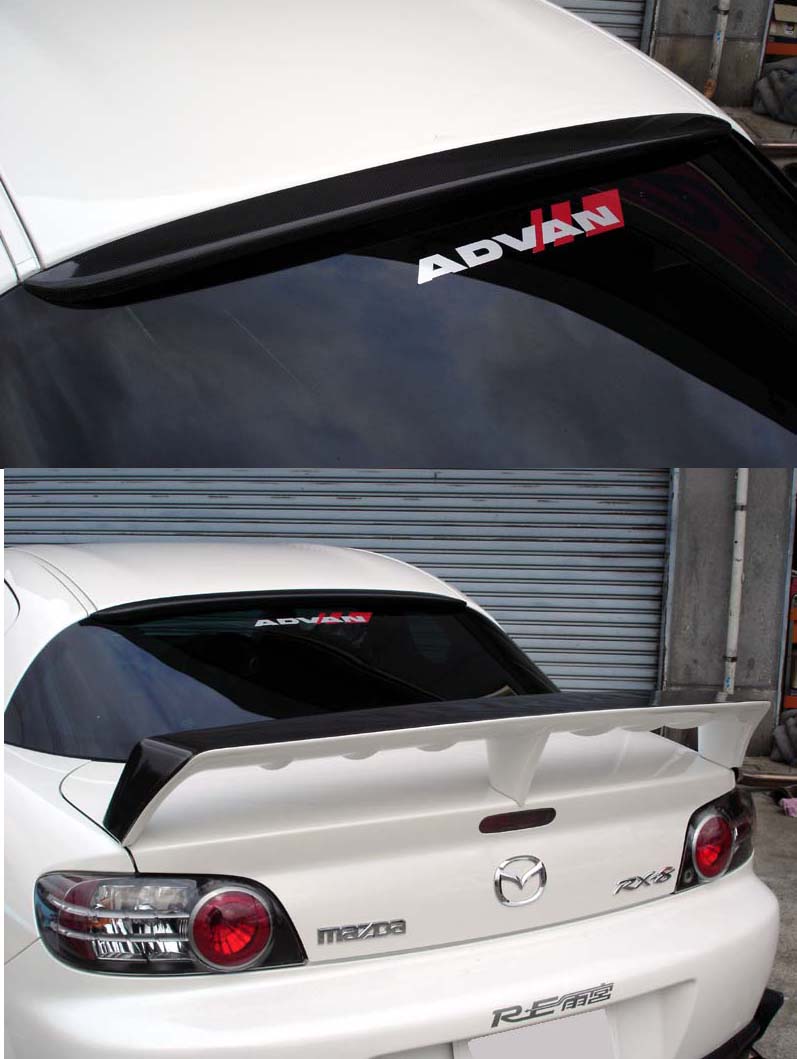 RX-8 REAR ROOF SPOILER FRP – REAMEMIYA